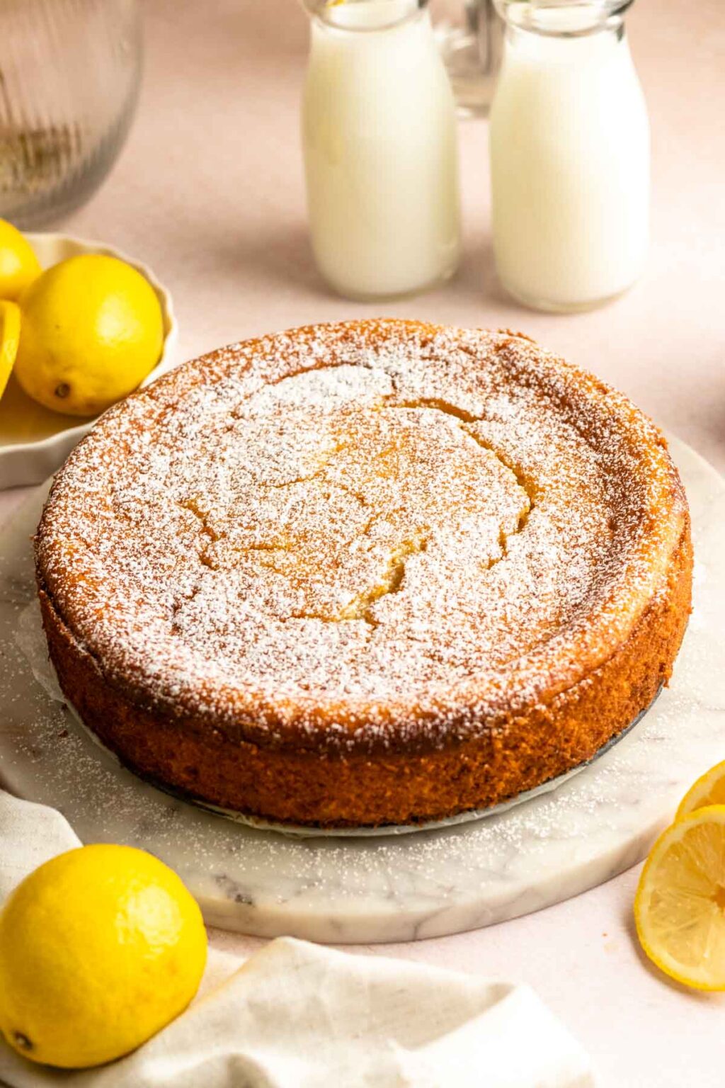 Moist Lemon Ricotta Cake - Rich And Delish