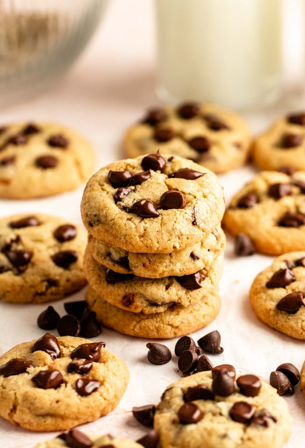 Mini Chocolate Chip Cookies (No Chill- 30 Minutes) - Rich And Delish