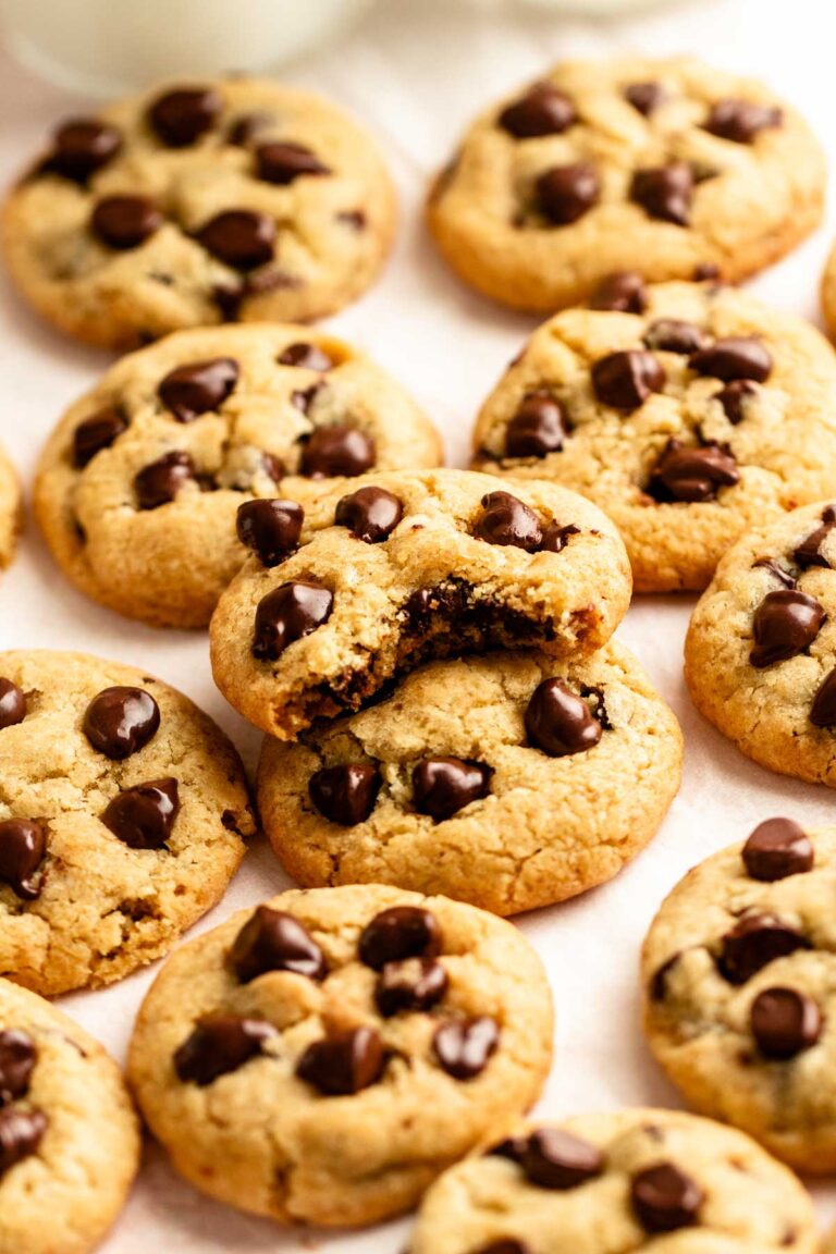 Mini Chocolate Chip Cookies (No Chill- 30 Minutes) - Rich And Delish