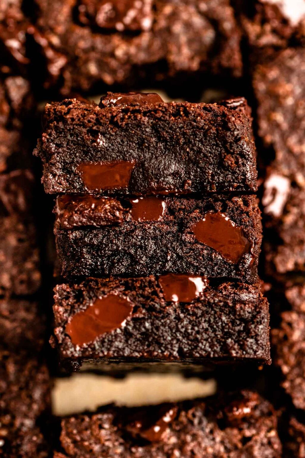 Fudgy Dark Chocolate Brownies (One-Bowl) - Rich And Delish