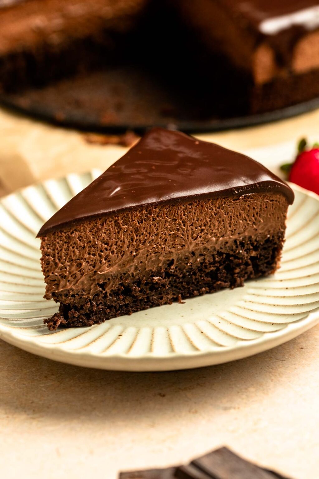 Most Amazing Chocolate Mousse Cake - Rich And Delish