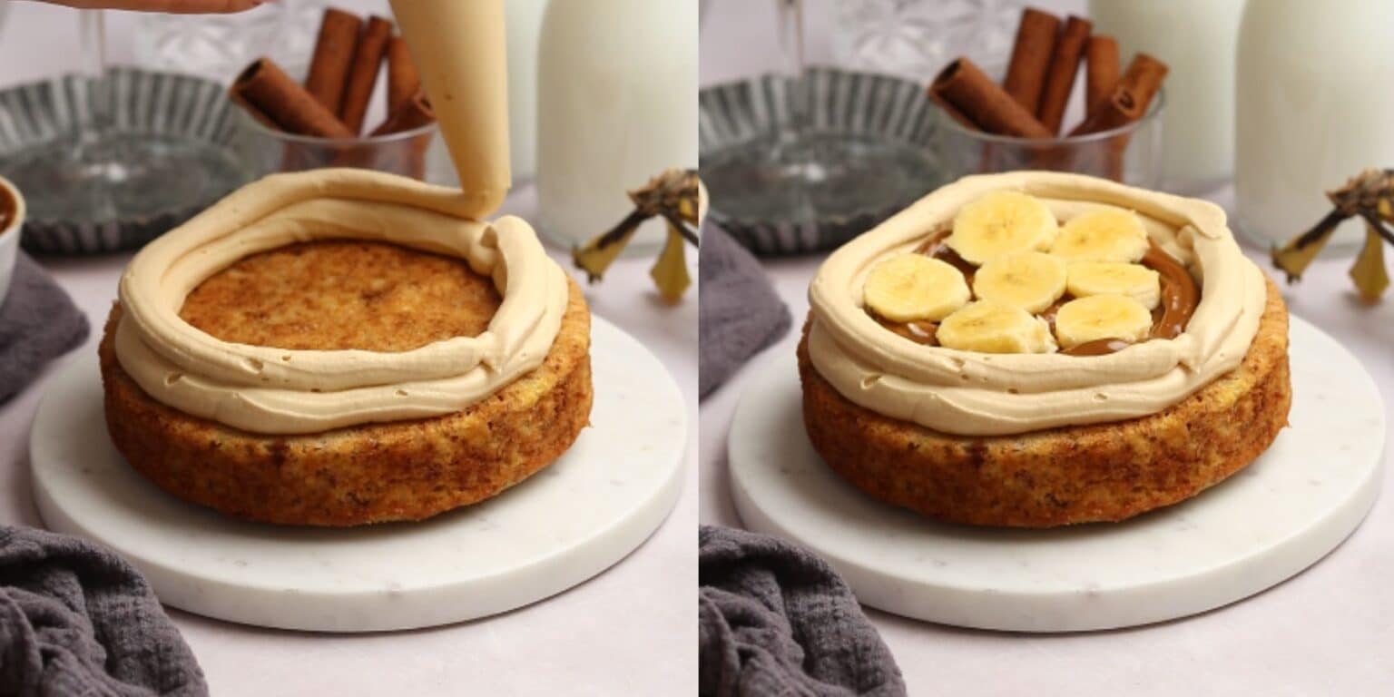 Easy Banoffee Cake (One Bowl) - Rich And Delish