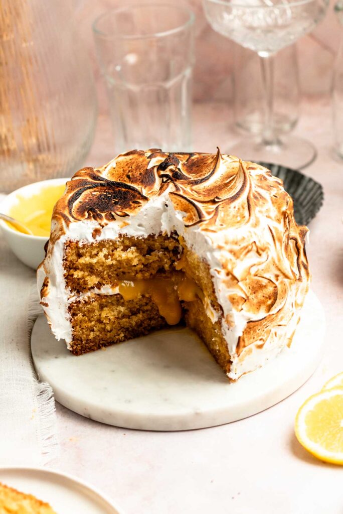 Lemon Meringue Cake - Rich And Delish