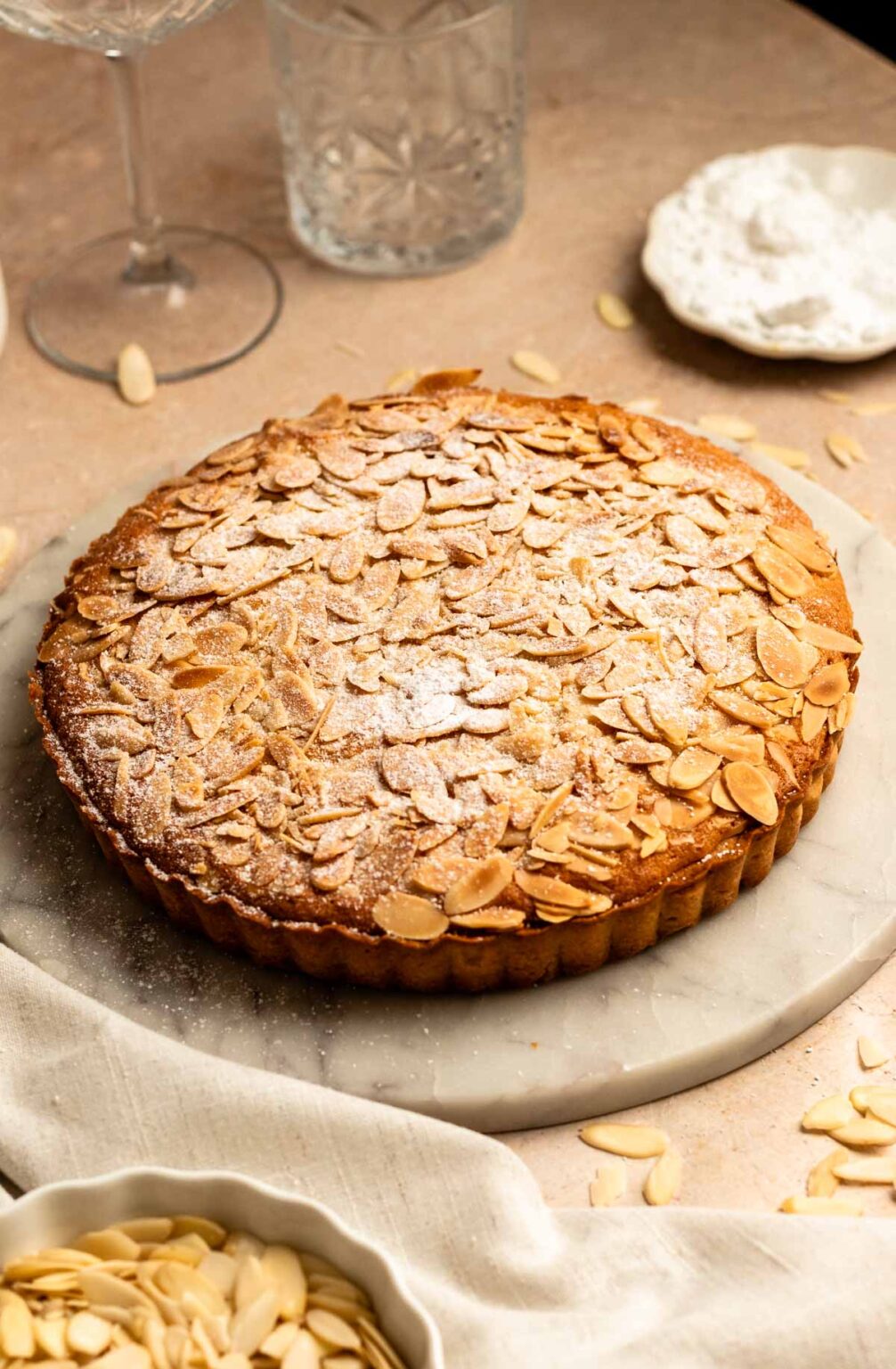 French Almond Tart - Rich And Delish