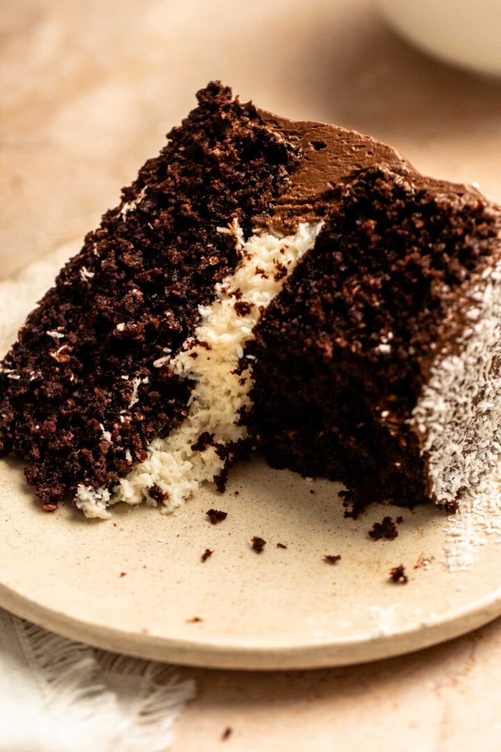 Chocolate Coconut Cake - Rich And Delish